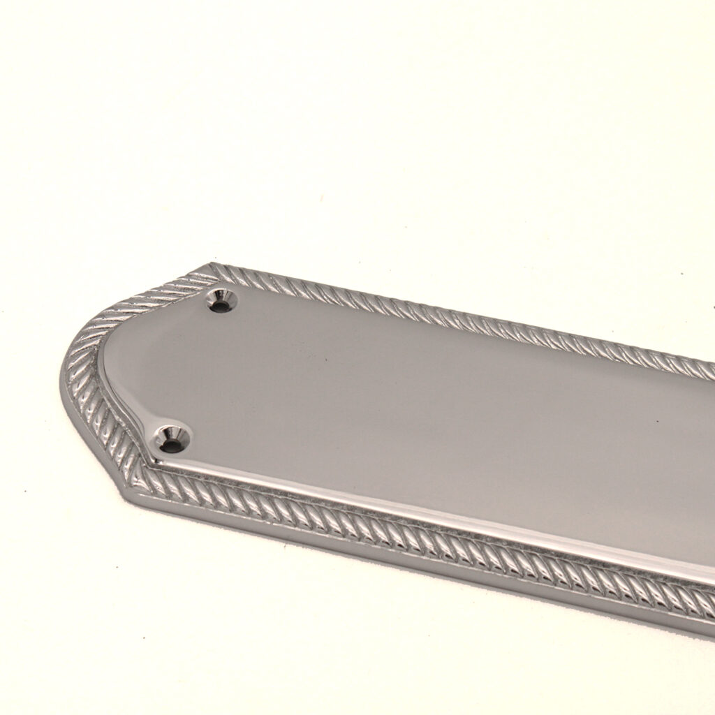 Georgian Half Round Finger Plate - SPIRA BRASS