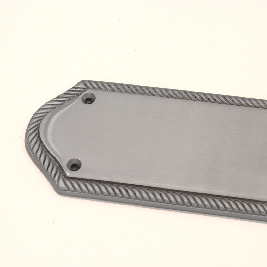 Georgian Half Round Finger Plate - SPIRA BRASS