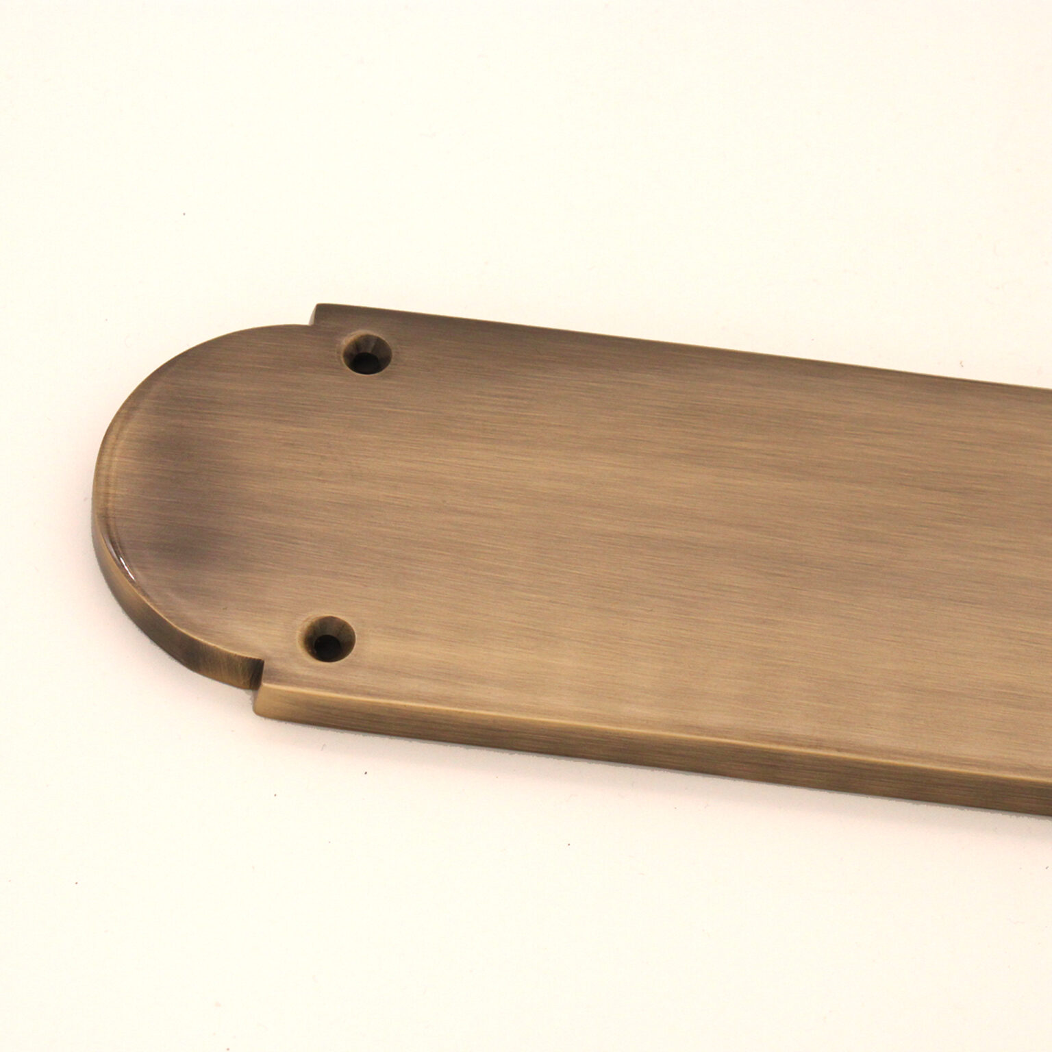 Victorian Half Round Finger Plate – SPIRA BRASS