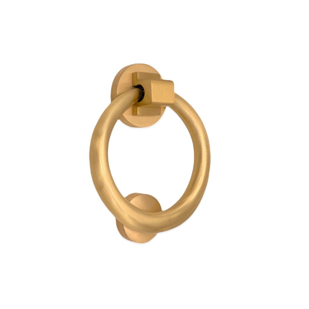 Ring Door Knocker 110mm - SPIRA BRASS