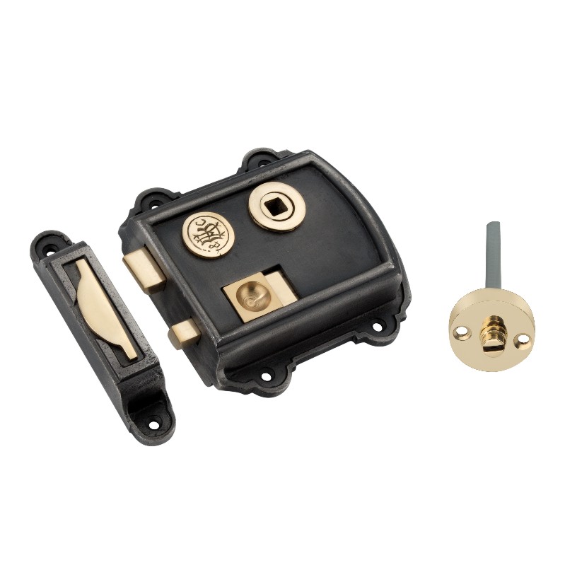 Victorian Rim Latch – SPIRA BRASS