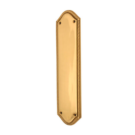 Georgian Half Round Finger Plate – SPIRA BRASS