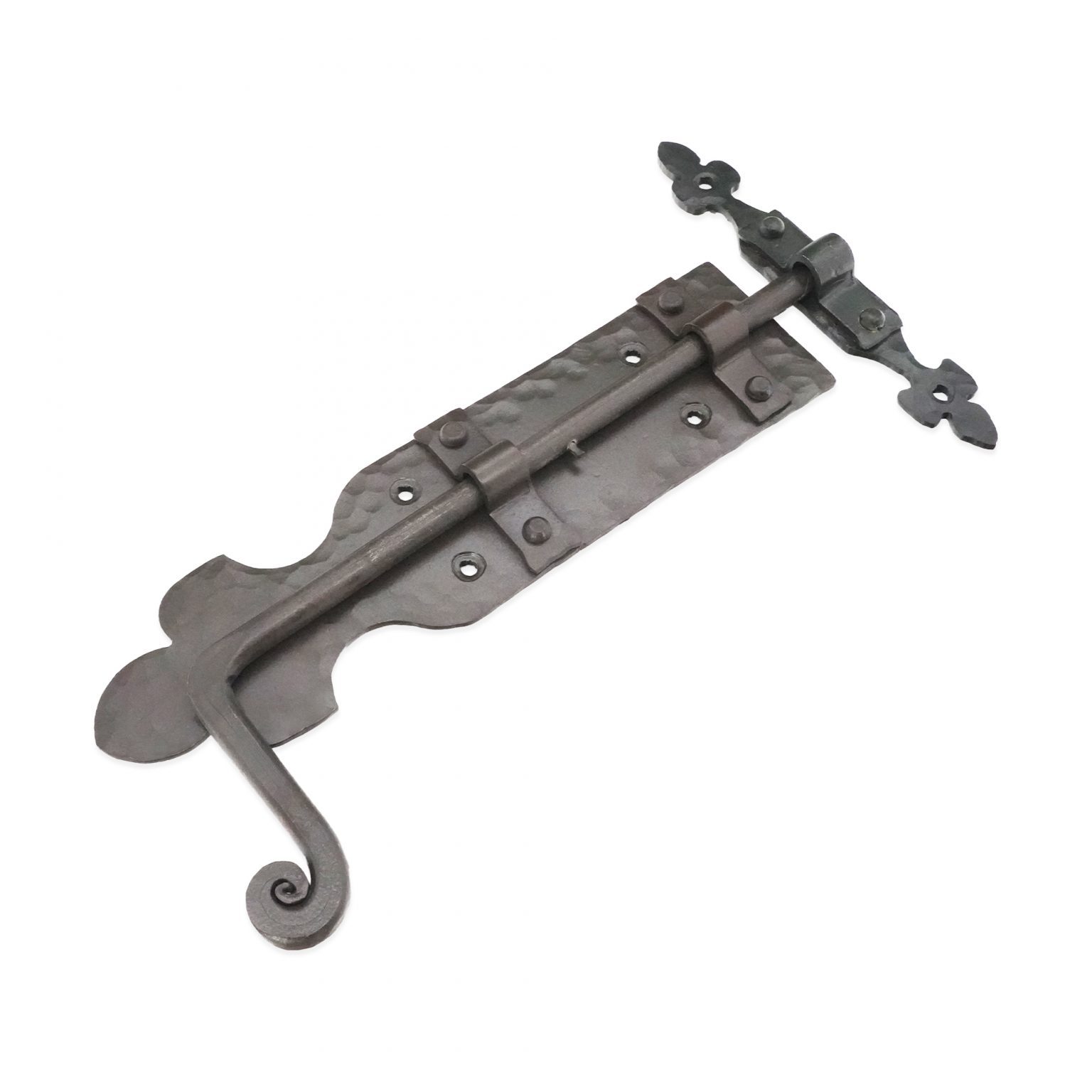 Gothic Cabinet Lock Matt Black - SPIRA BRASS