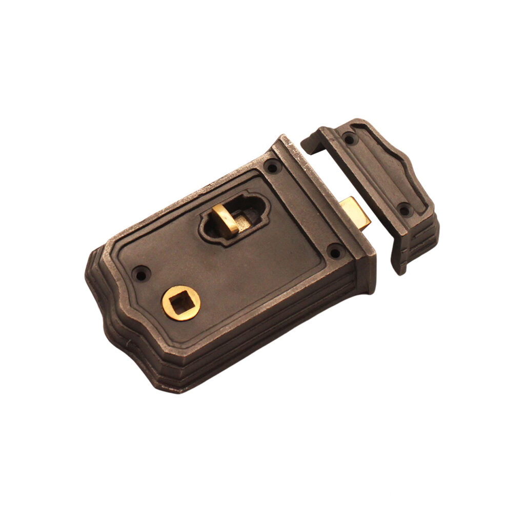 Gothic Rim Latch - Small - SPIRA BRASS
