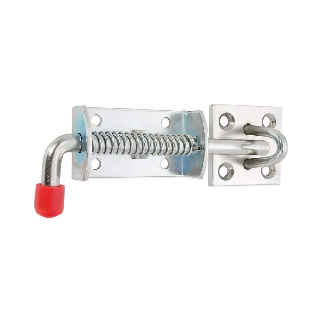 Iron Spring Loaded Bolt Zinc 6" - SPIRA BRASS