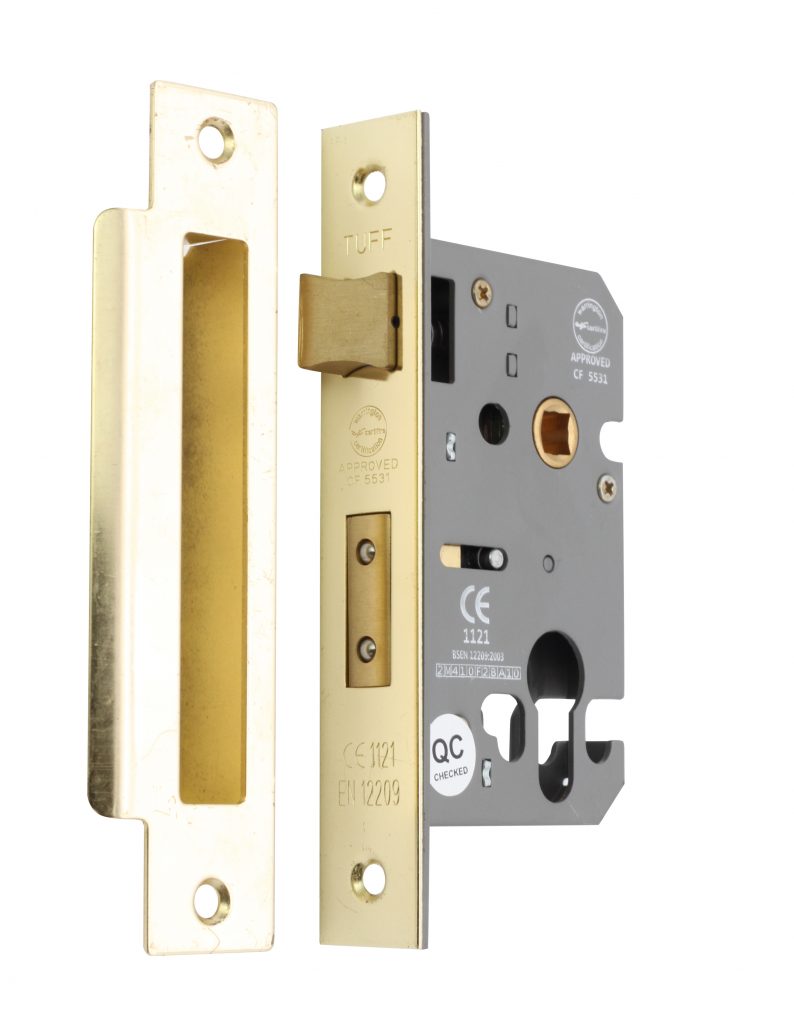 CE Euro Profile Mortice Sash Lock - SPIRA BRASS