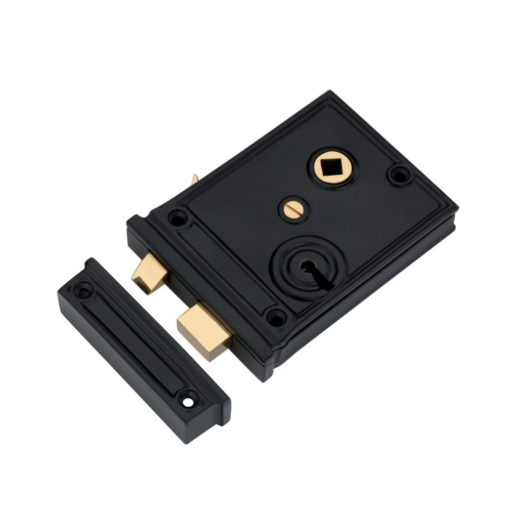 Horizontal Rim Lock - SPIRA BRASS