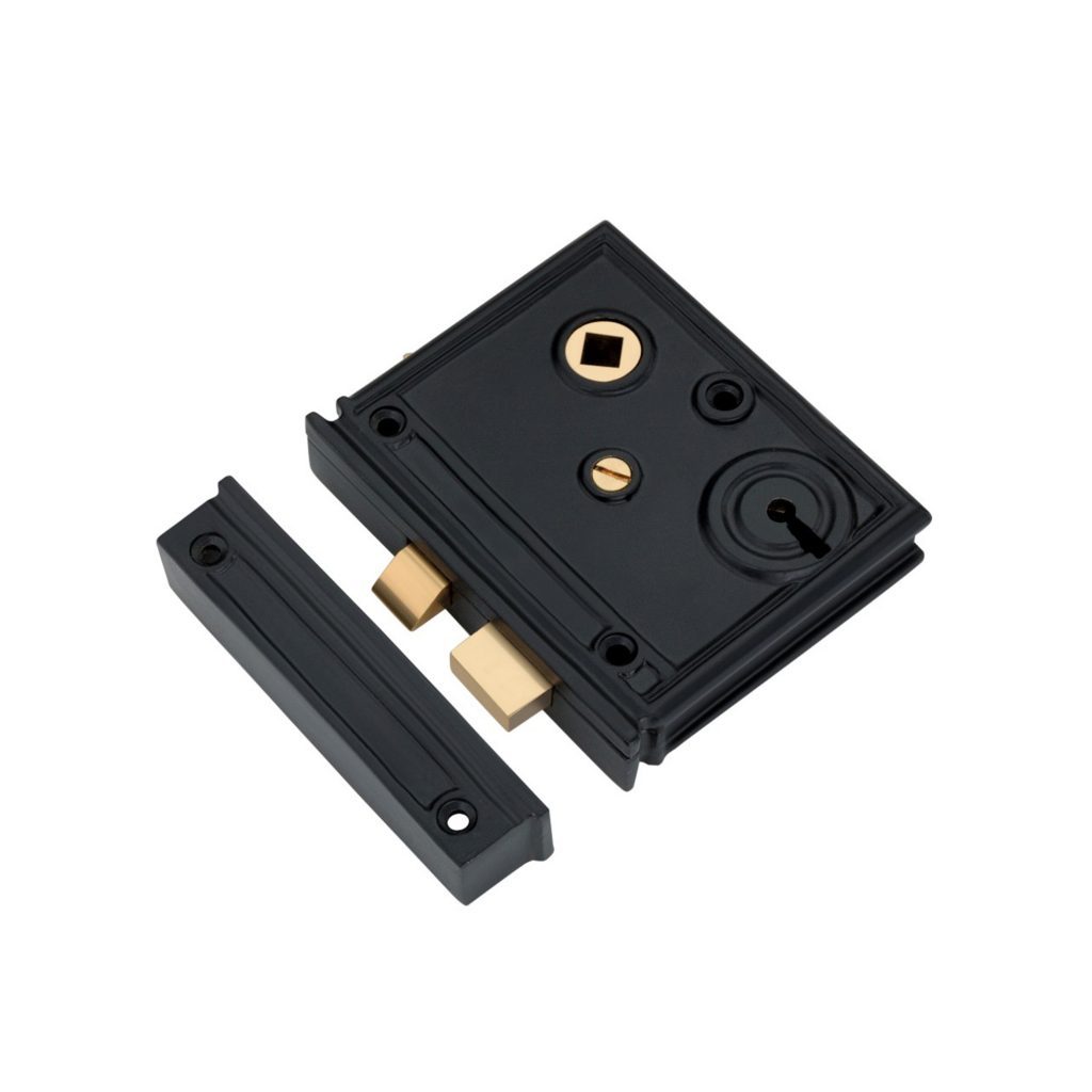 Vertical Rim Lock - SPIRA BRASS
