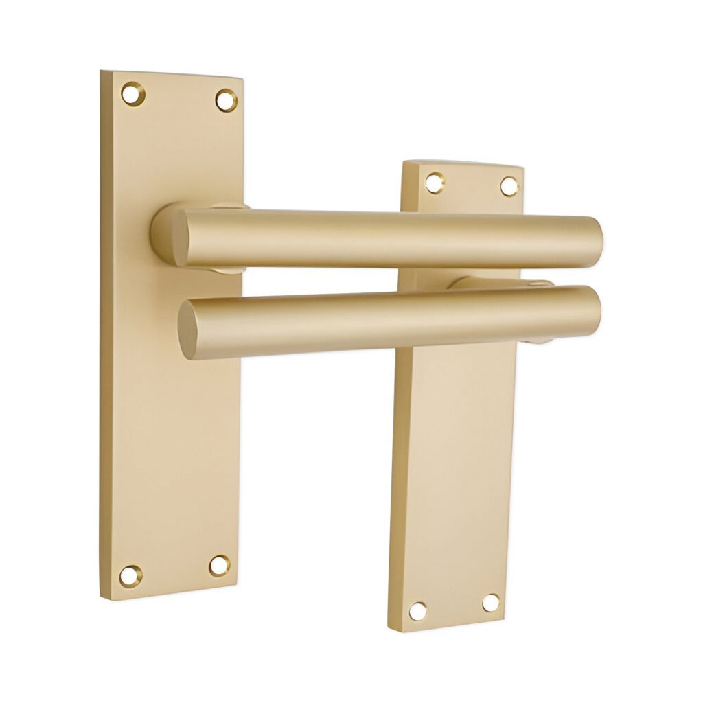 Jura Lever on Backplate Latch - SPIRA BRASS