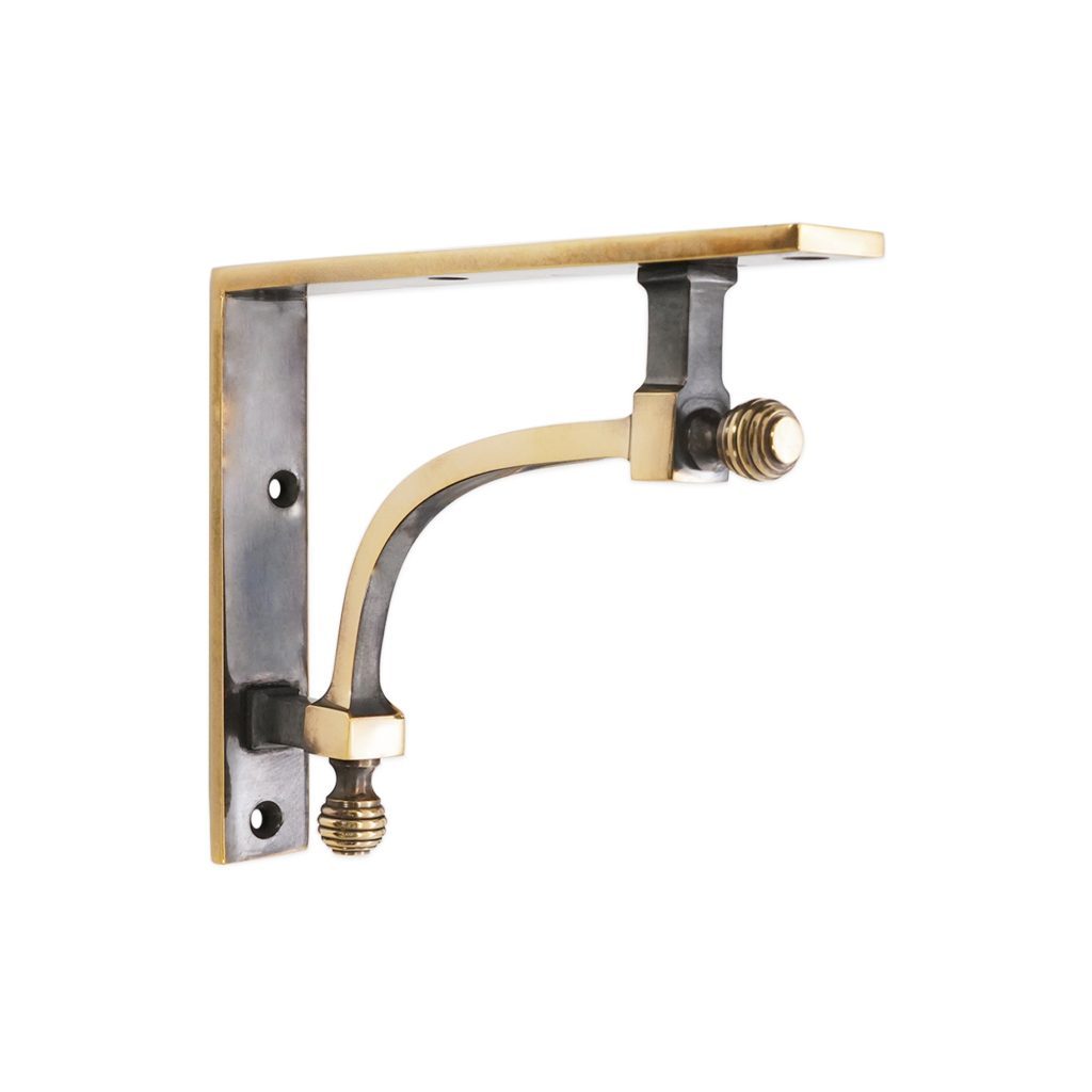 Beehive Medium Shelf Bracket (Sold in Pairs) - SPIRA BRASS